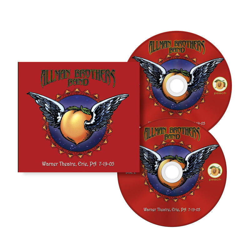 ALLMAN BROTHERS BAND JULY 19, 2005 IN ERIE, PENN Double CD – Allman ...
