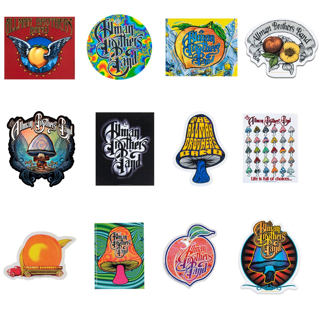 ABB Classic Sticker Pack – Allman Brothers Band